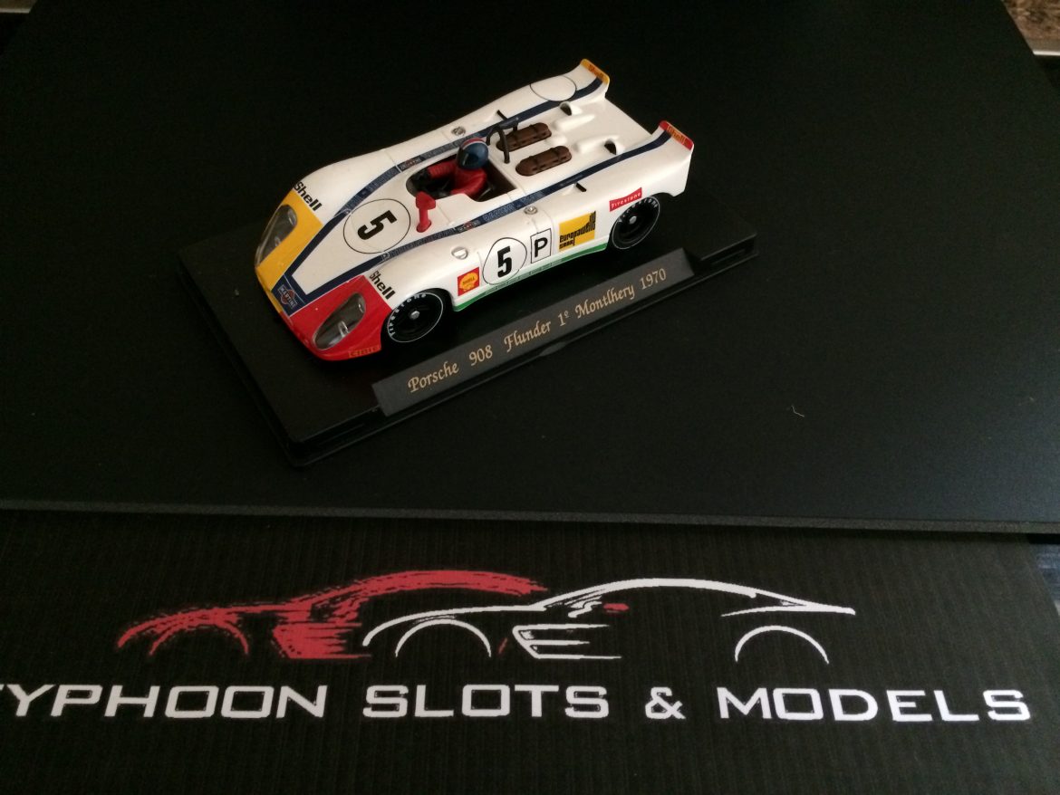 C41 Porsche 908 Flunder Martini - Fly Slot Car C41 - Typhoon Slots & Models