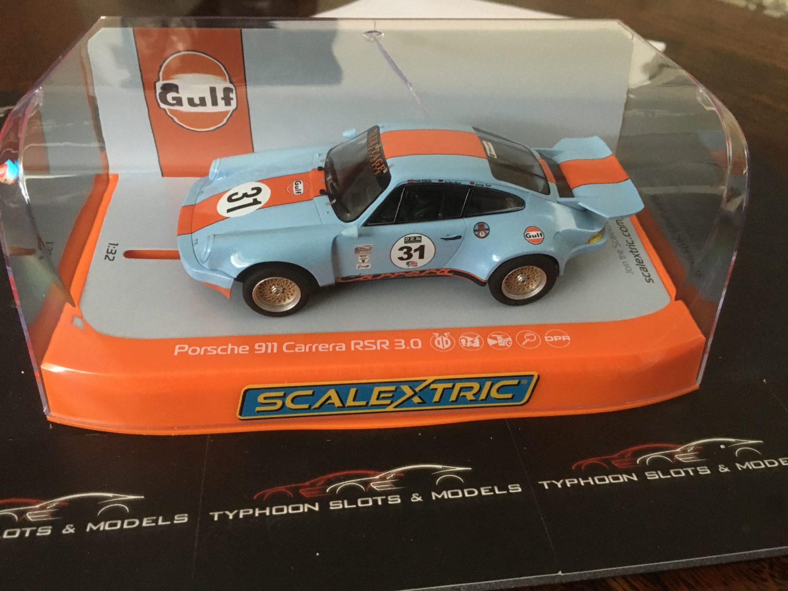 Scalextric C4304 Porsche 911 RSR 3.0 - Gulf Edition - New & Boxed ...