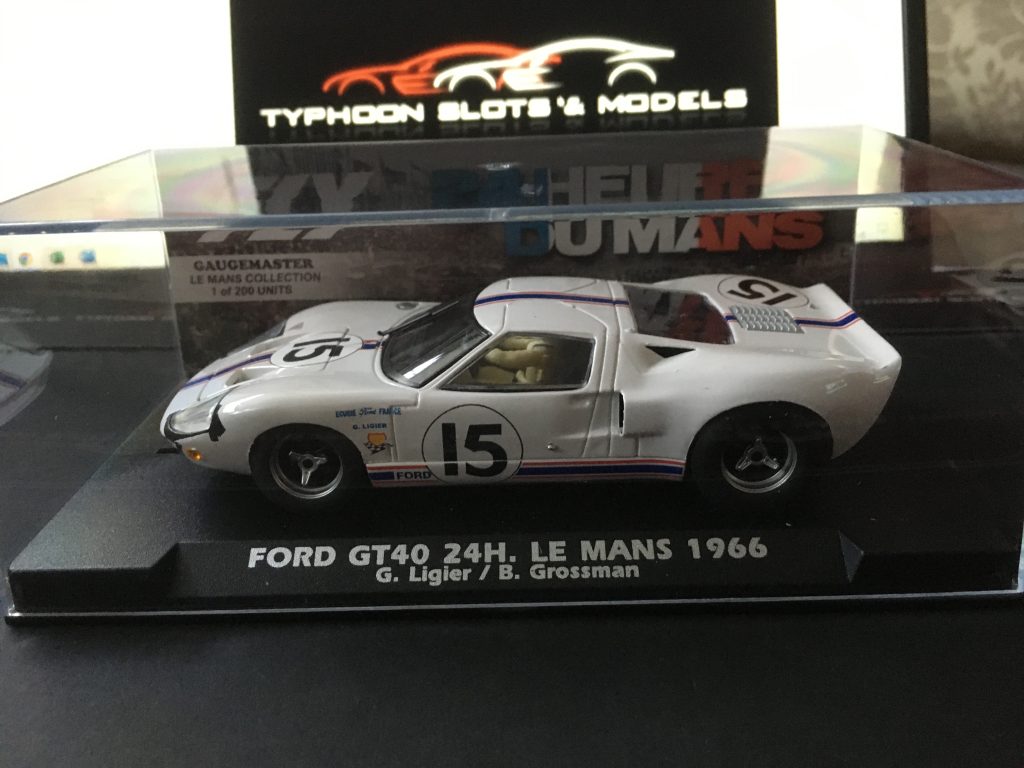 ELM05 Fly Ford GT40 - Le Mans 1966 - New & Boxed - Fly Slot Car ELM05 ...