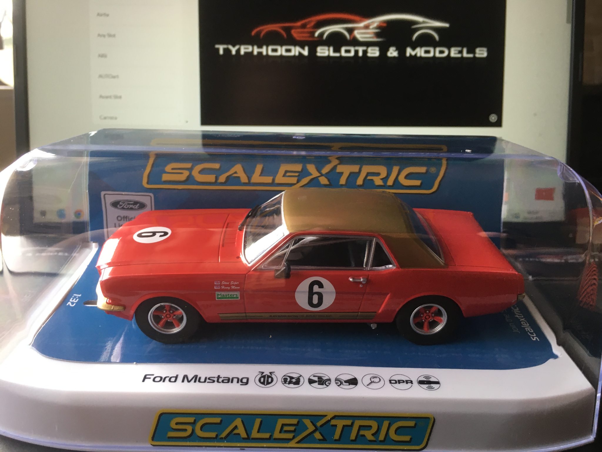 Scalextric C4339 Ford Mustang - Alan Mann Racing - New & Boxed ...