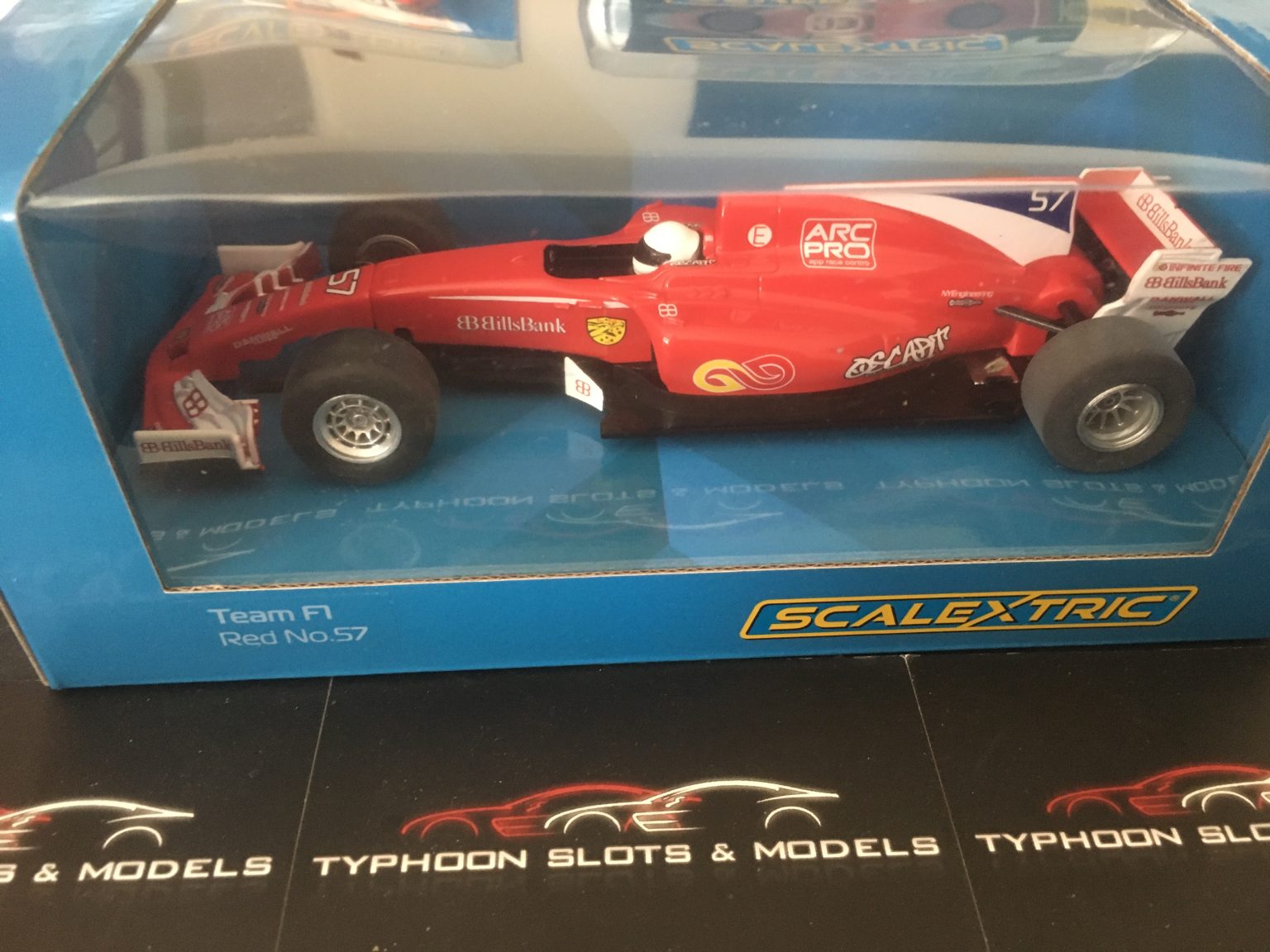 C3958 Scalextric Red Stallion GP Car - Team F1 No.57 - Scalextric Car ...