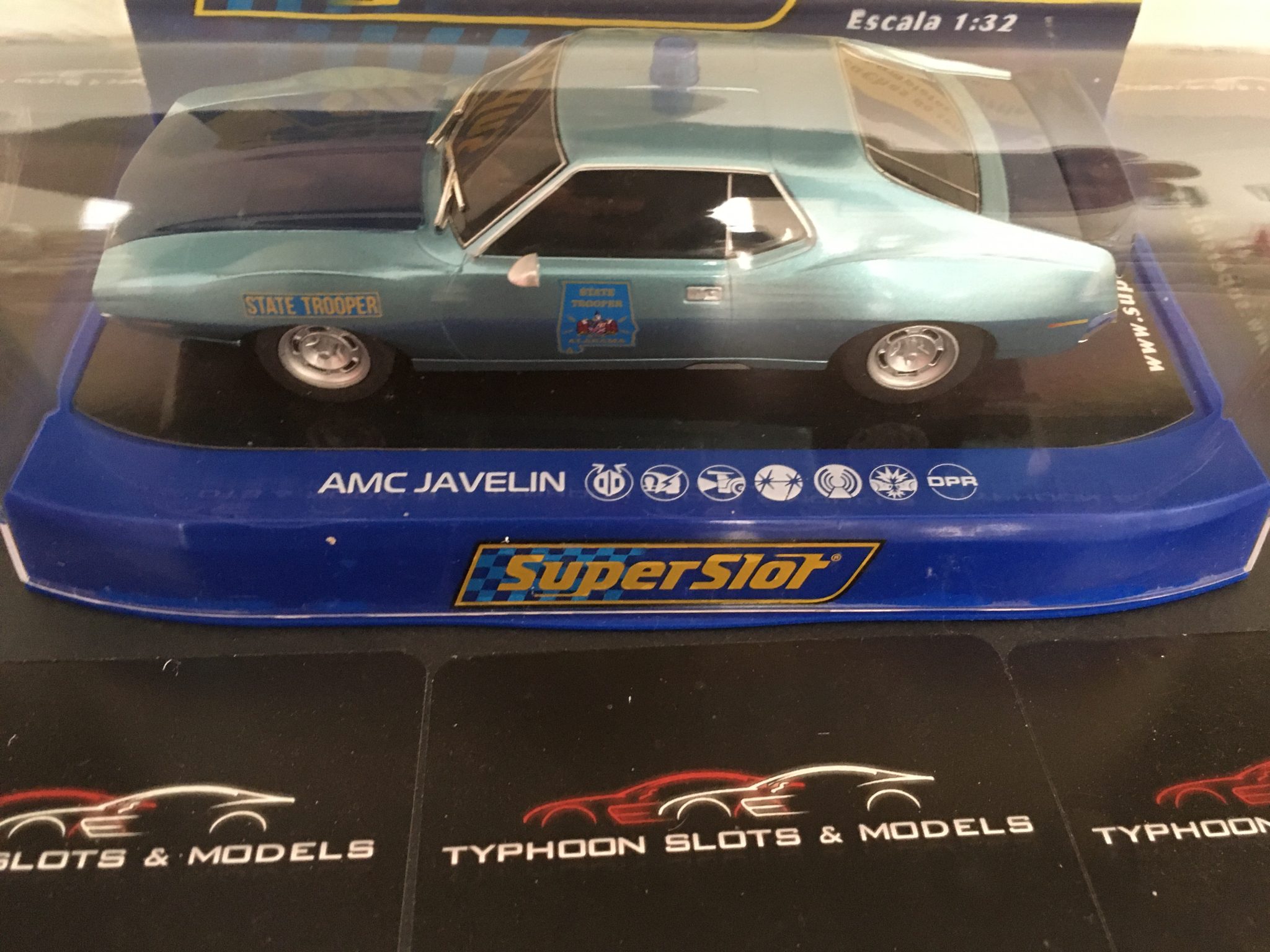 Scalextric Superslot H4058 AMC Javelin - Alabama State Trooper - New ...