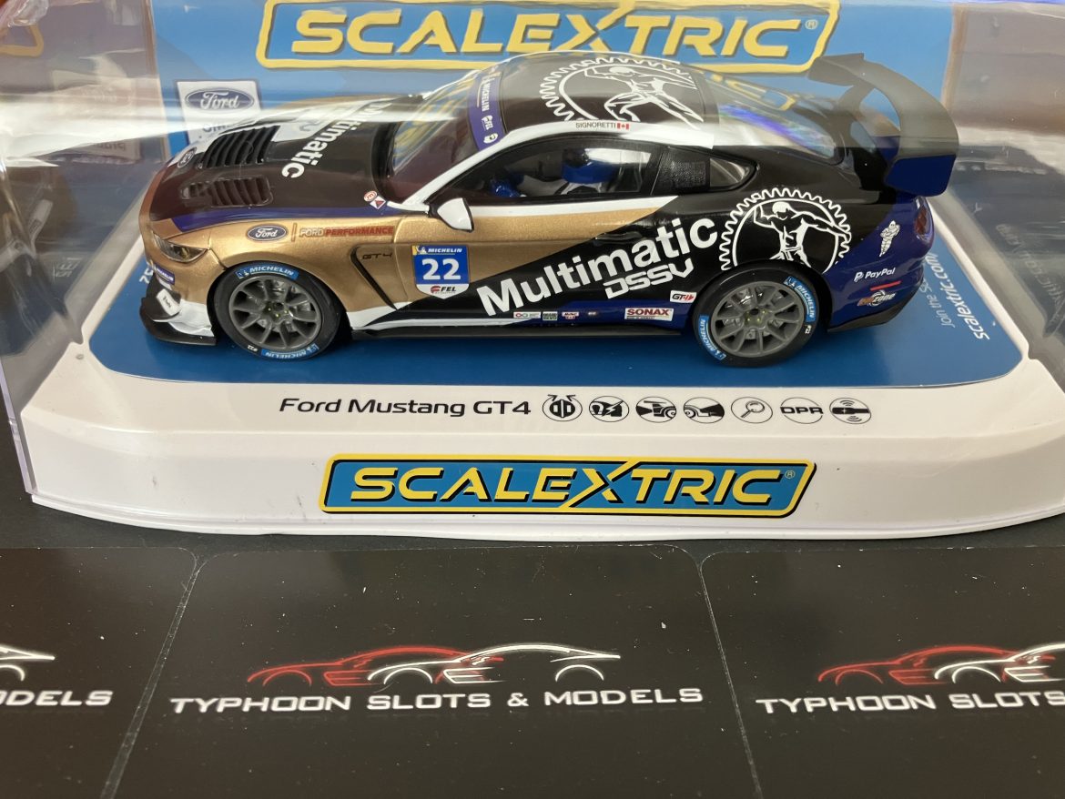 C4403 Scalextric Ford Mustang GT4 - No.22 Multimatic Motorsport - C4403 ...
