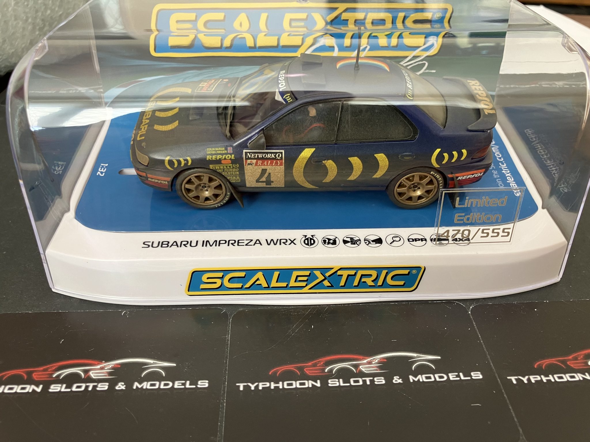 C4428A Scalextric Subaru Impreza WRX - Colin McRae 1995 World Champion ...