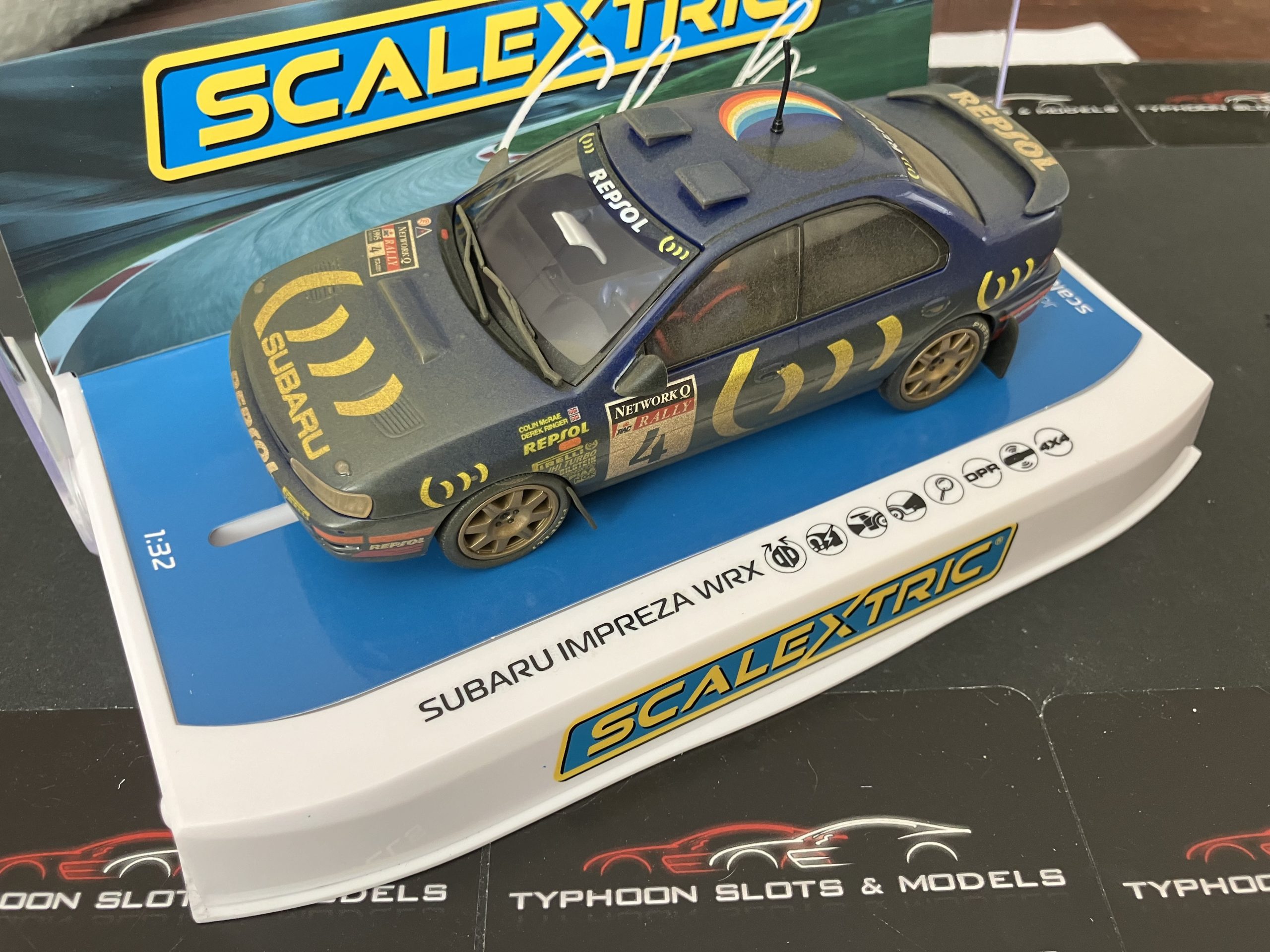C4428A Scalextric Subaru Impreza WRX - Colin McRae 1995 World Champion ...